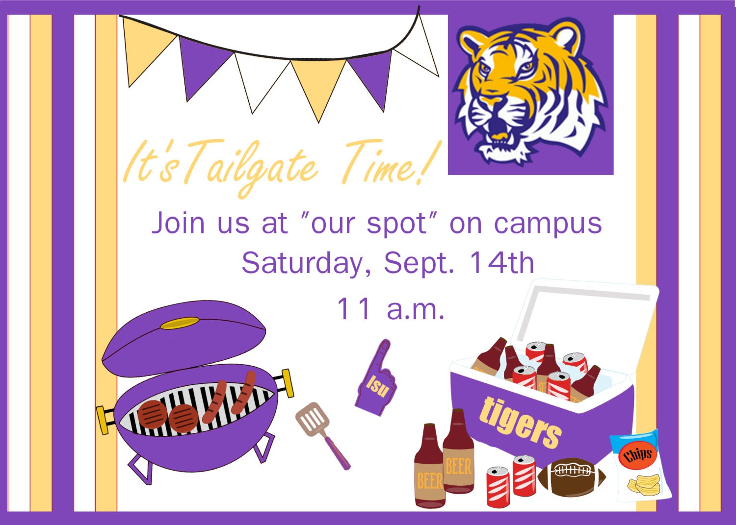 Lsu Printable Invitations