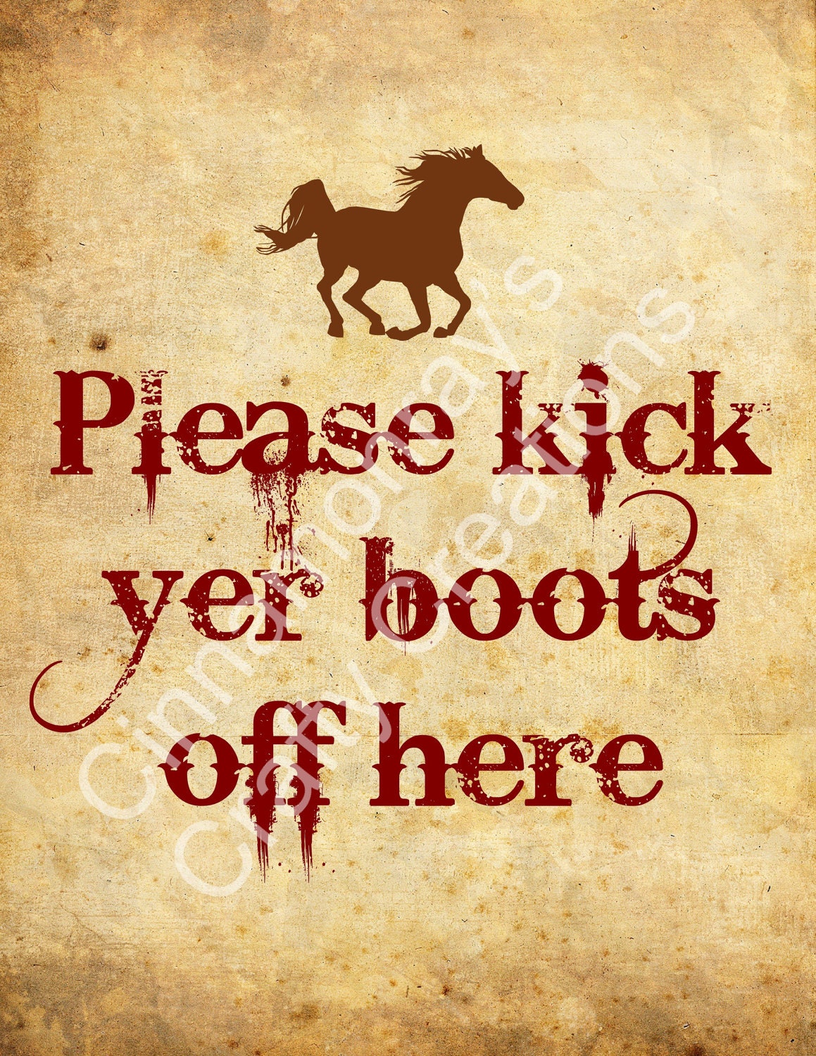 Printable Western Birthday Party Signs