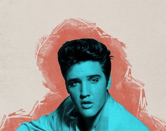Popular items for retro elvis on Etsy