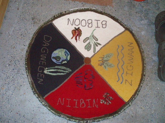 Items similar to Anishinaabe (Ojibwe) Medicine Wheel: Antique ...