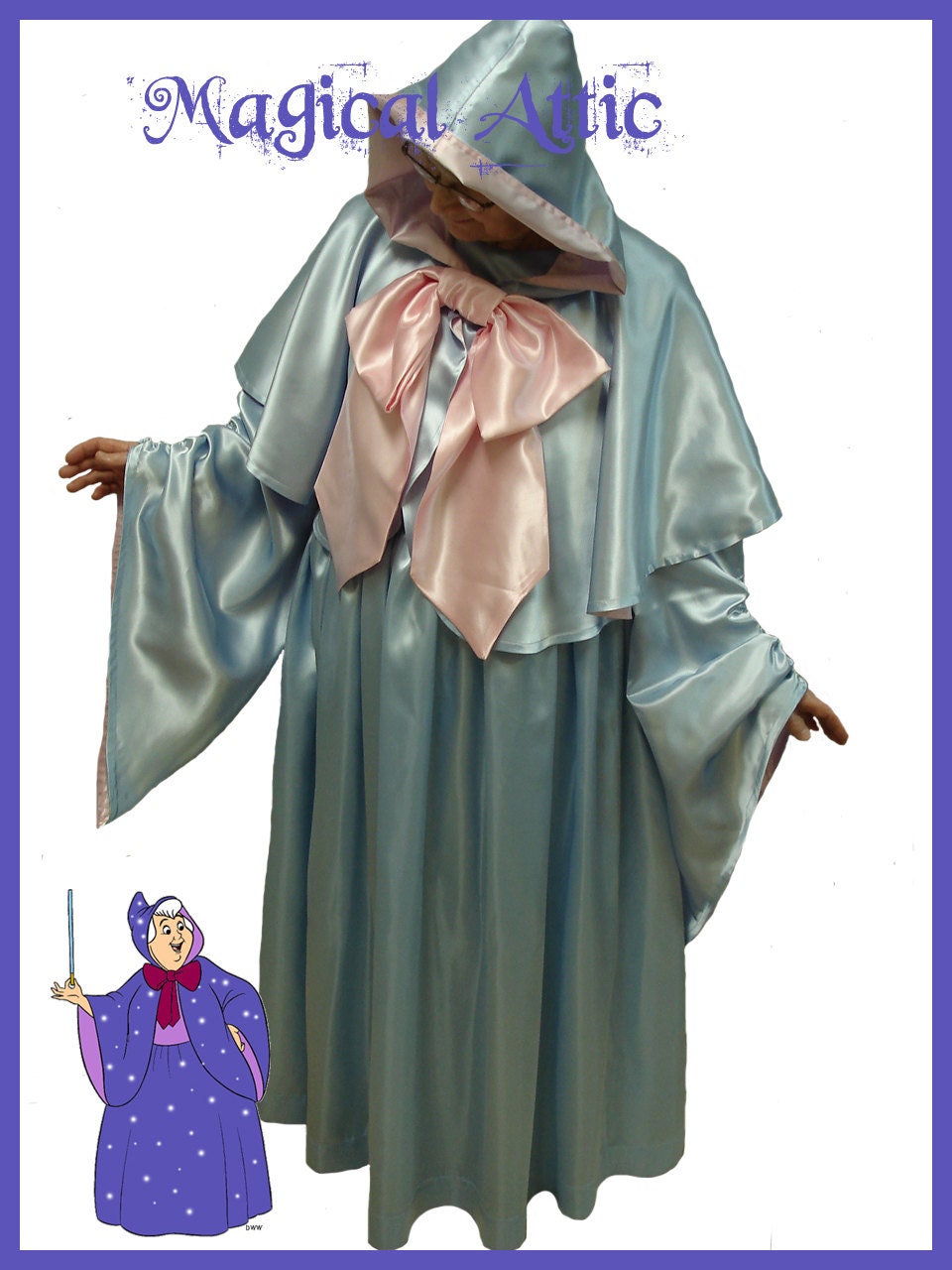 Custom Boutique Halloween Cinderella Fairy Godmother Costume
