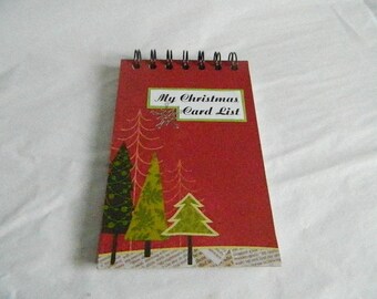 Christmas card list | Etsy