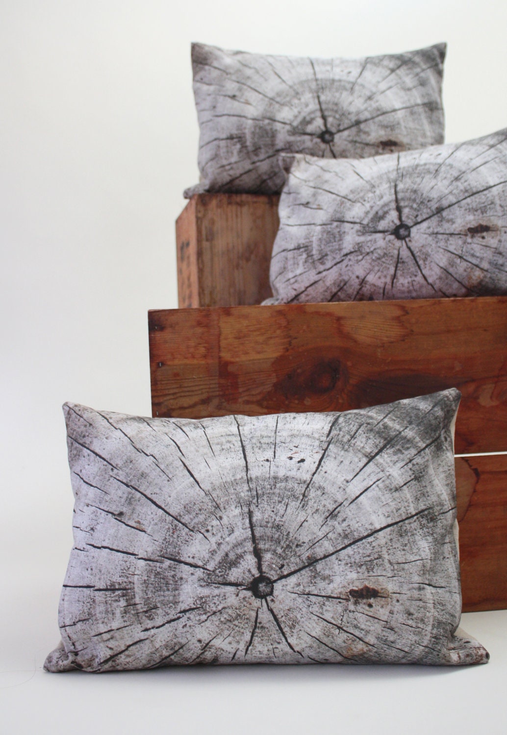 Driftwood pillow – made to order – decorative pillow – wood print ...