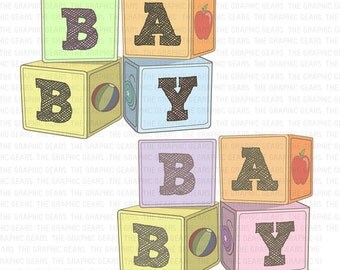 Popular items for baby blocks clip art on Etsy