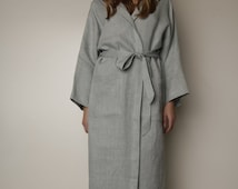 Unique linen robe related items | Etsy