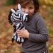 Jungle Hand Puppets to Sew Zebra Giraffe and by whileshenaps