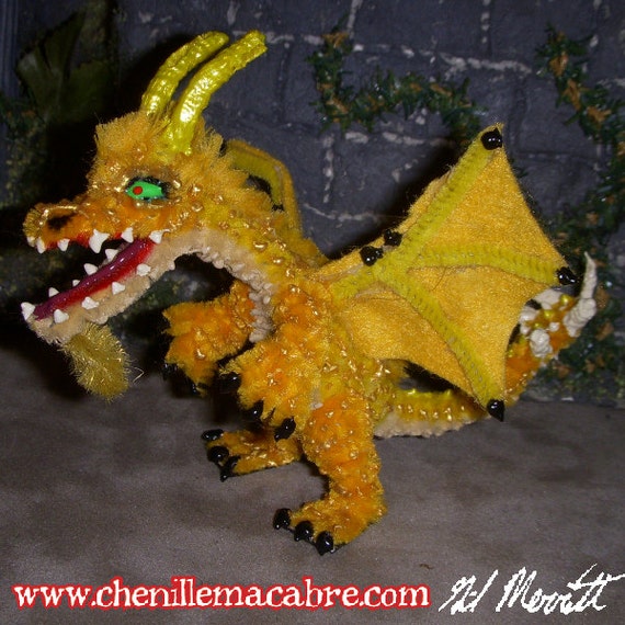 Items similar to Golden Dragon Mini on Etsy