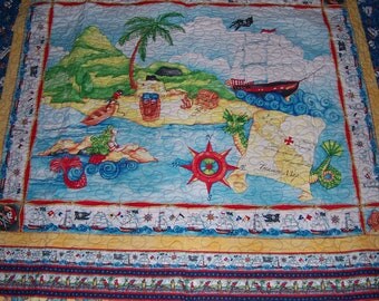 Popular items for pirate quilt on Etsy