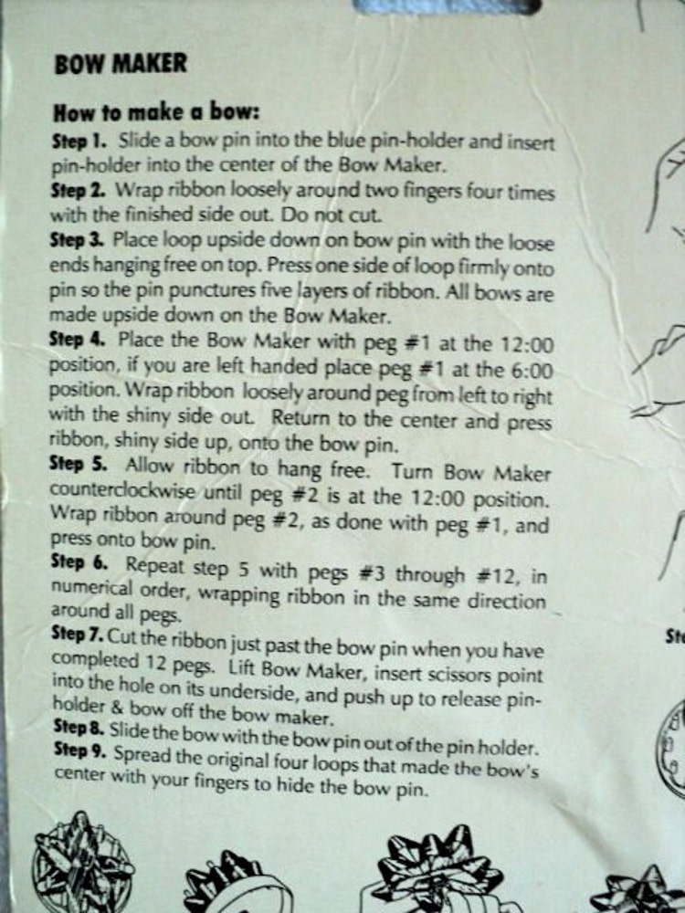 Ribbon Magic Bow Maker Bow Cards and Bow by DocksideDesignsEtc