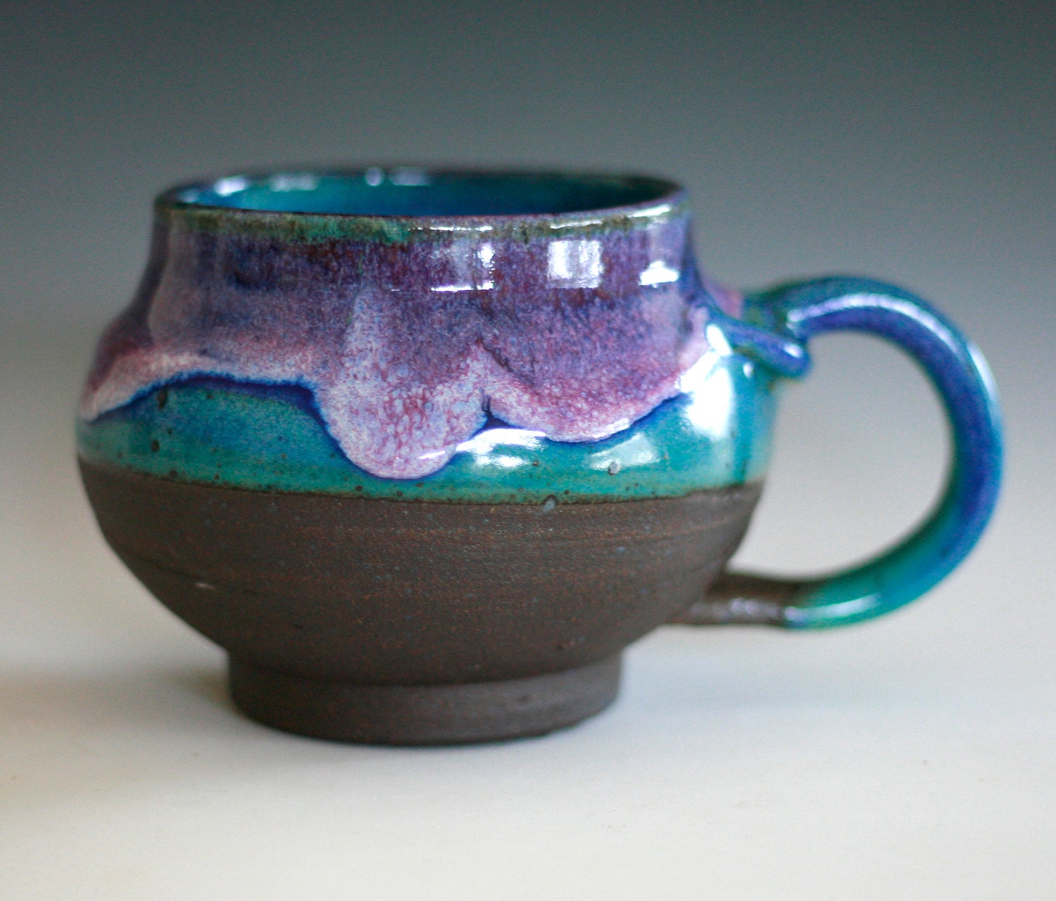 Extra Large Coffee Mug 20 oz handmade ceramic cup by ocpottery