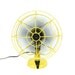 Vintage Electric Fan Yellow and Black