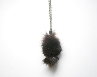 Fur necklace | Etsy