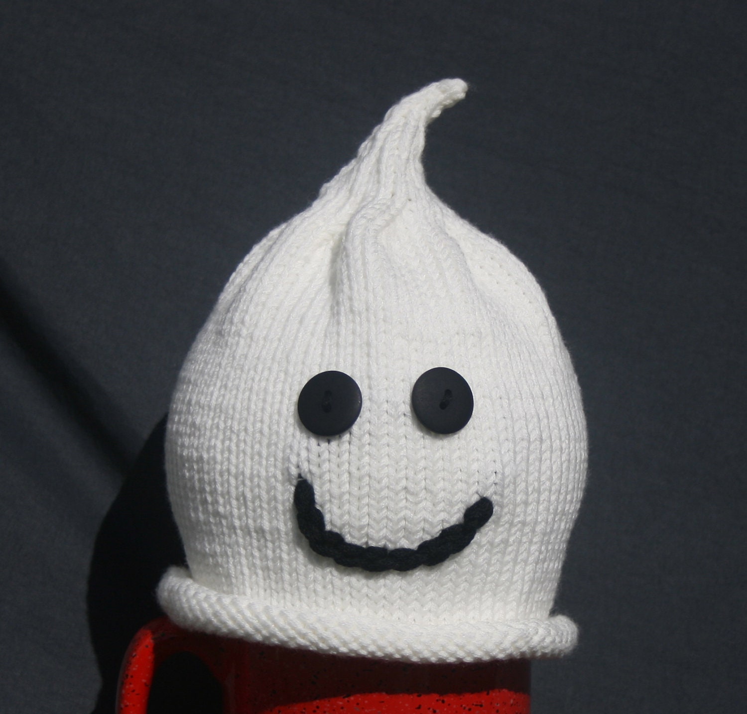 Baby Ghost Hat Knit Ghost Hat Knit Halloween Hat