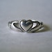 Sterling Fenian Claddagh Ring Vintage Claddagh Signed