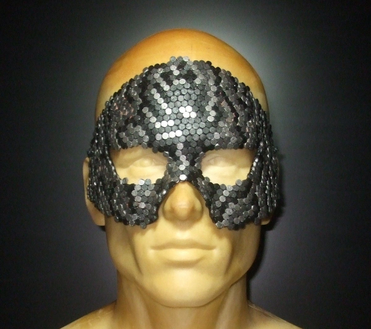 Cyber Bandit Leather Costume Mask