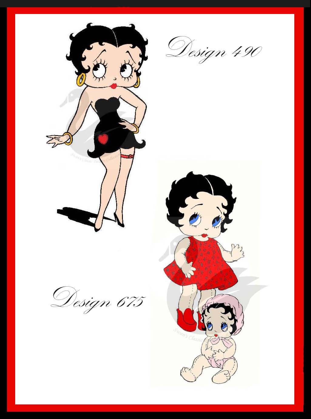 Reproduction Baby Betty Boop & Betty Boop Sewing Pattern