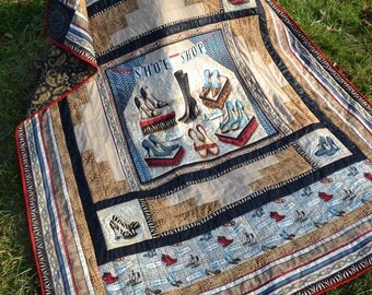 Unique Handmade quilts made with absolute by TrueloveQuiltsForYou