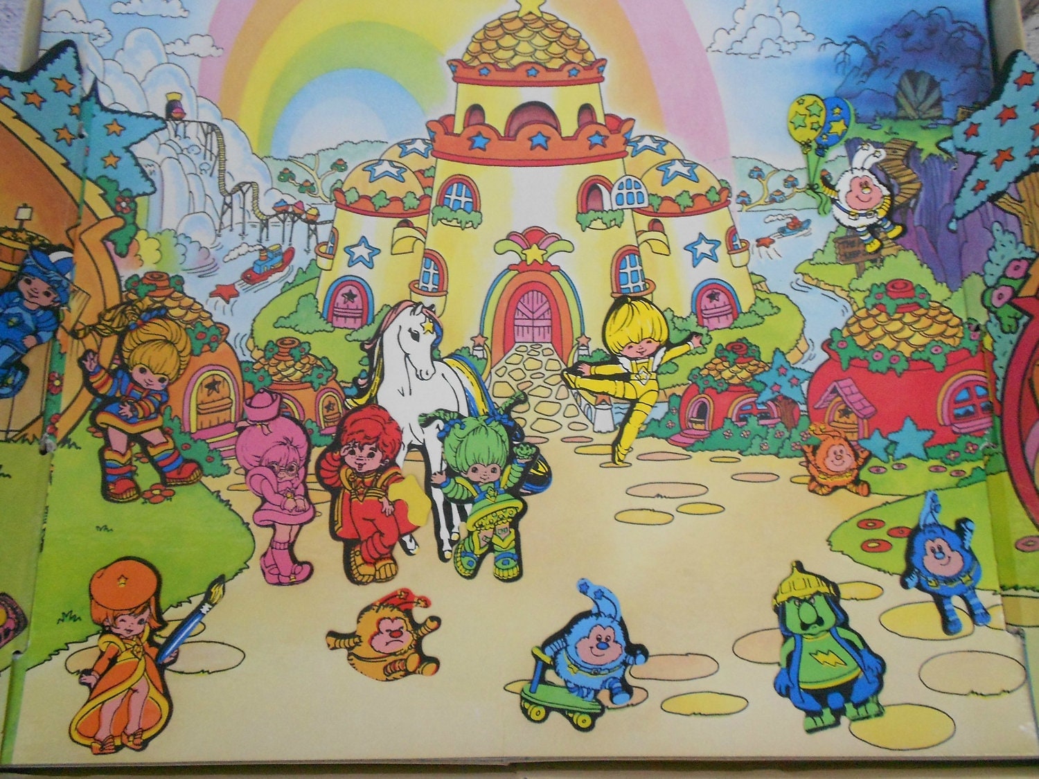 Rainbow Brite Colorforms Vintage 80's Toy Rainbow Brite
