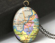 Popular items for kentucky necklace on Etsy