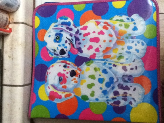 Lisa Frank 90s Vintage Zip Binder