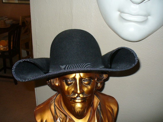 One of a kind Shovel hat parson's hat. padre hat priest