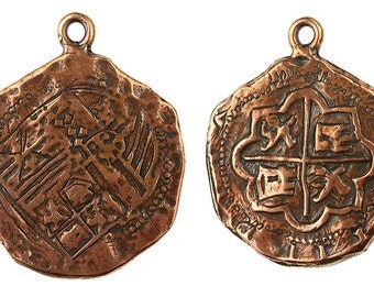 Spanish cob coin | Etsy