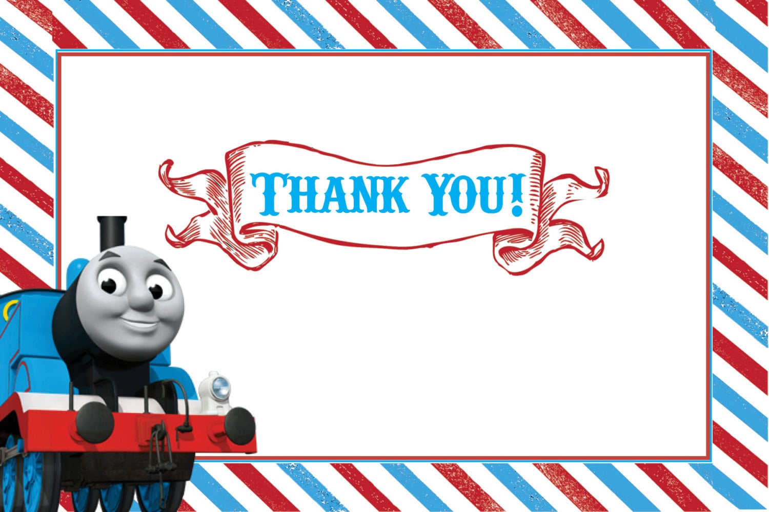 Thomas the Train Thank You-instant download by RAWkonversations
