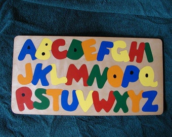 Popular items for abc puzzles on Etsy