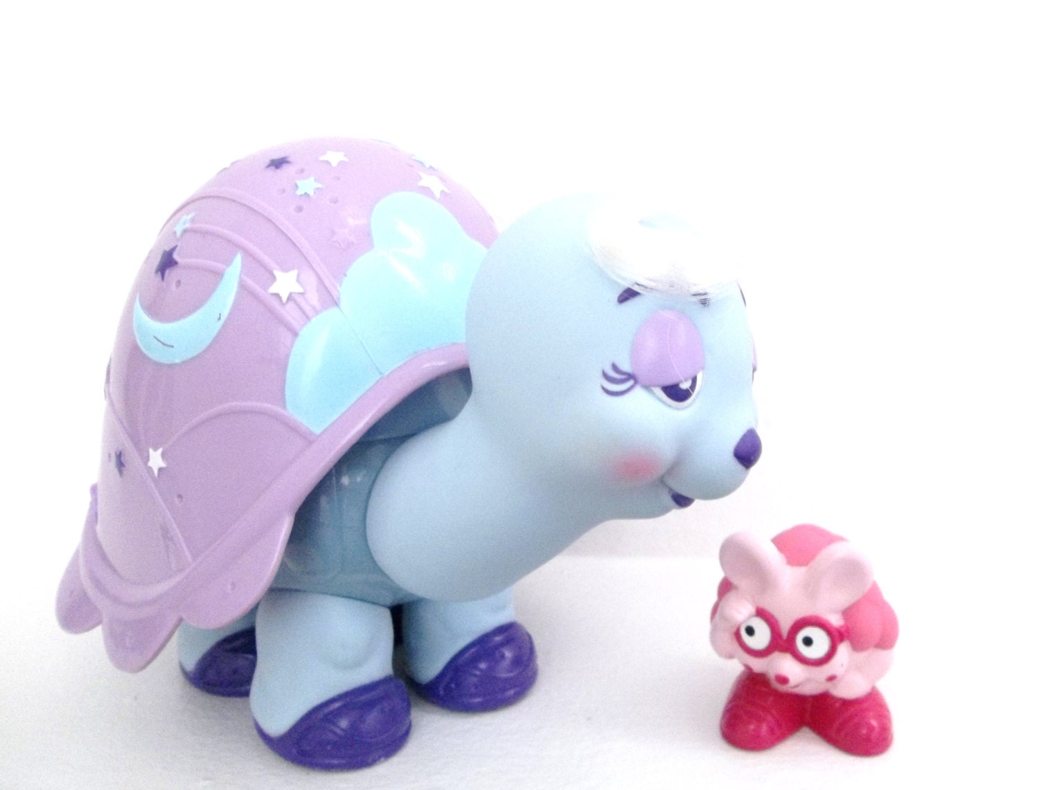 Keypers Turtle Toy with Finder Friend Vintage 1980s Tonka