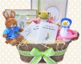 Peter Rabbit Baby Gift Basket