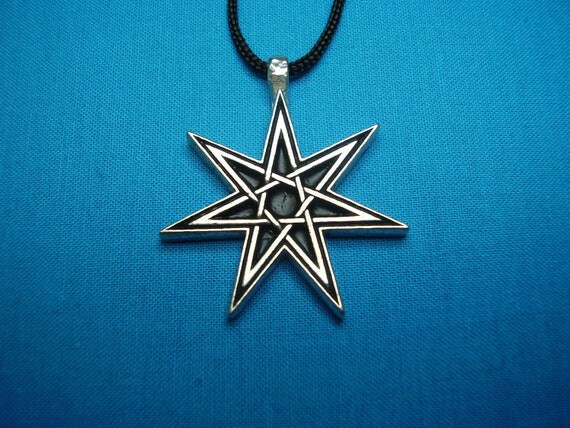 Septagram 7 pointed Star Otherkin Magical Faery Elfin
