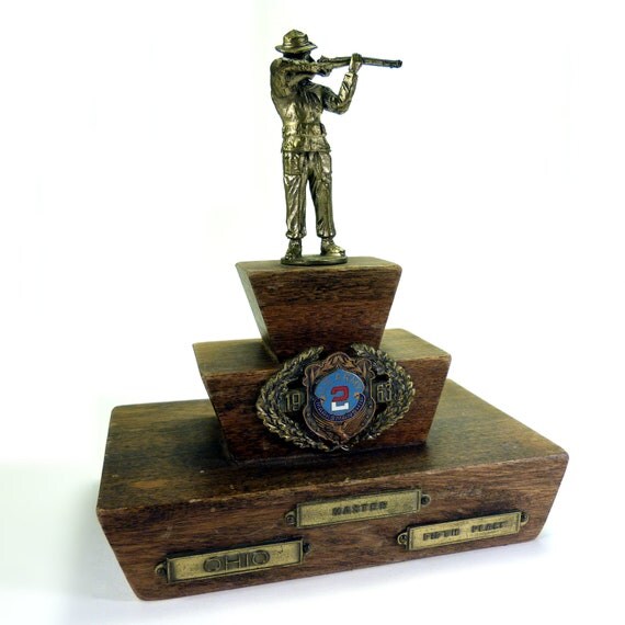 US Army Marksmanship Trophy 1963 Ohio by RenegadeVintage on Etsy