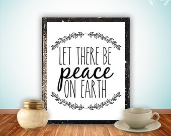 Popular items for let there be peace on Etsy