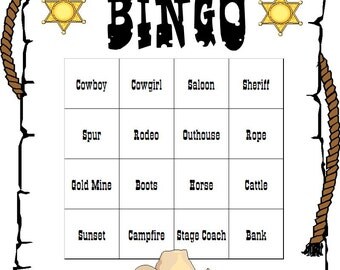 Wizard of Oz Themed Bingo Set