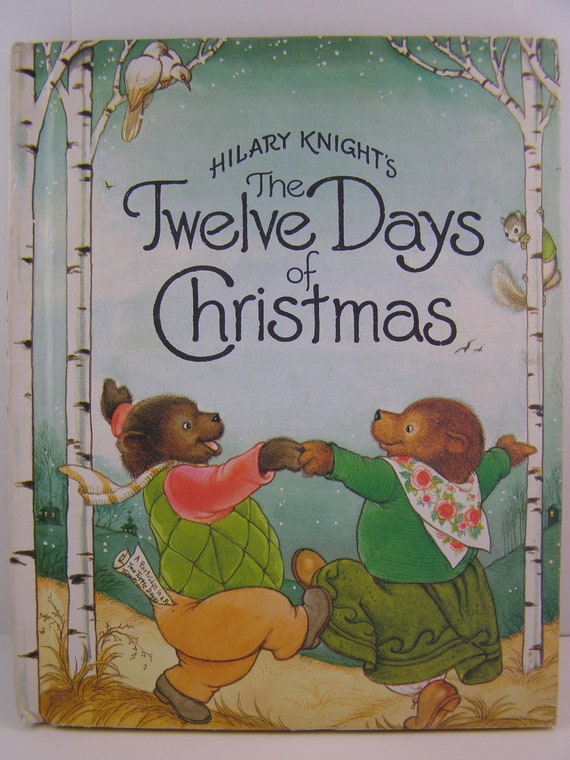 The Twelve Days of Christmas vintage children's book
