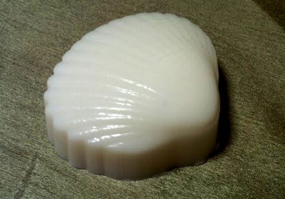 Handmade 5oz Soap Large Nautical Clam Shell Shaped In