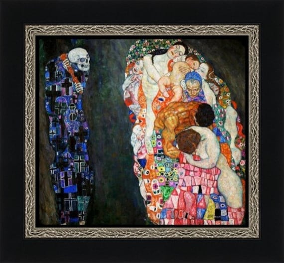 Gustav Klimt Death and Life 1910 Giclée Art Print