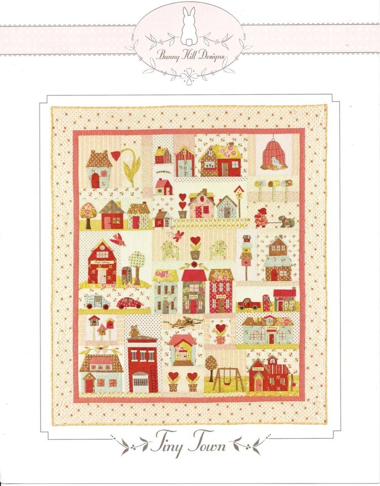 Tiny Town Block of the Month Applique Quilt Pattern by Pipersgirls