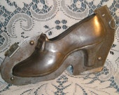 Items similar to Antique Chocolate Mold Flapper Style Shoe Mold Ice ...