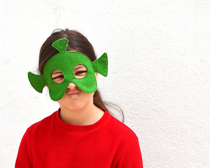 Martian Felt Children Mask Alien Kids Carnival Dress up