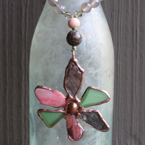 spring necklace by forgivingworks on Etsy