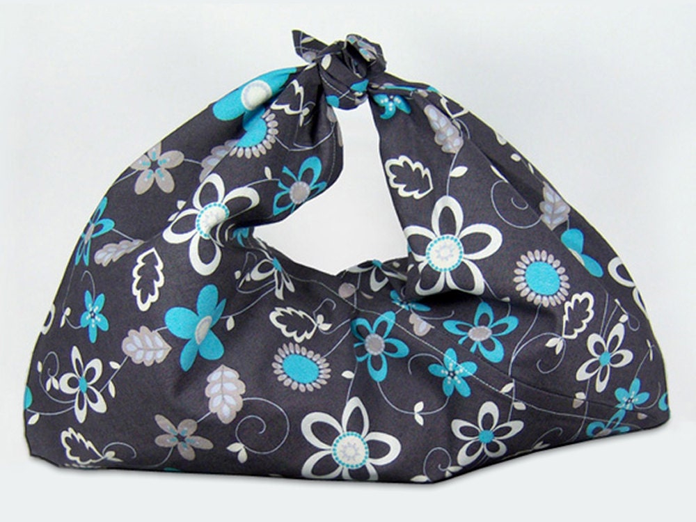 Azuma Bag Charcoal Floral