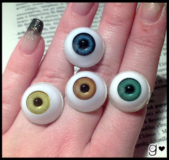 Realistic Eyeball Ring Eye Ring Anatomy Ring Curiosity