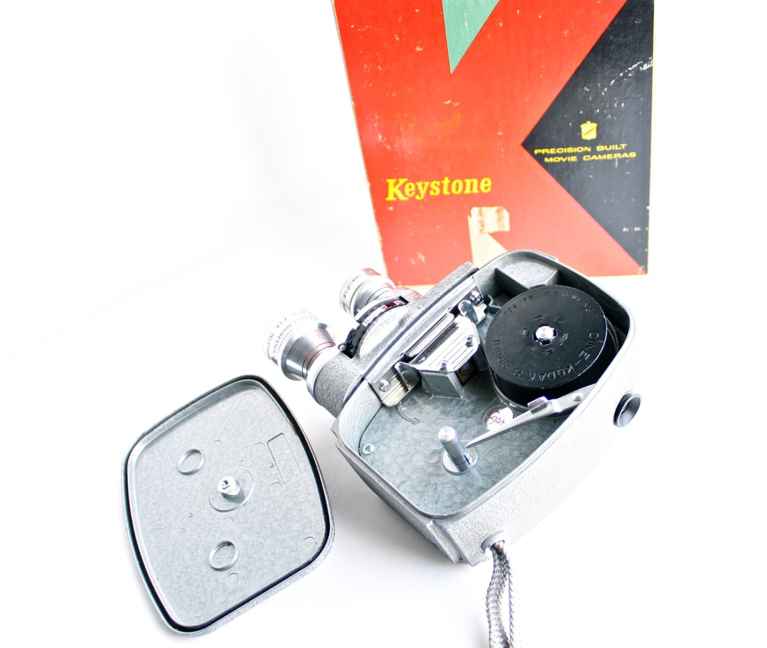 Vintage Keystone Movie Camera K-27 Capri Triple Turret 8MM