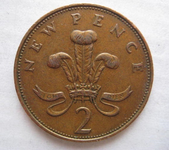1971 Bronze Coin United Kingdom 2 New Pence Elizabeth II 1971 Bronze Coin United Kingdom 2 New Pence Elizabeth II