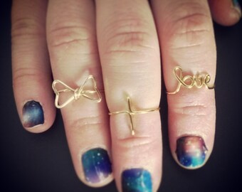 Popular items for half way ring on Etsy