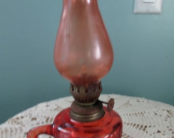 Pink oil lamp | Etsy