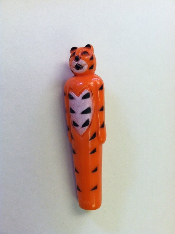 Vintage Tony the Tiger Floating Bobber Toy from a Cereal Box