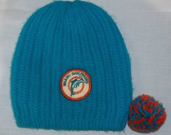 Miami dolphins hat | Etsy