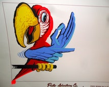 Popular items for parrot poster on Etsy